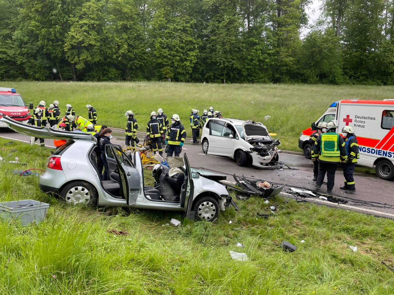 Schwerer Unfall auf der B 293 zwischen Bretten-Diedelsheim und Dürrenbüchig – KFV-Karlsruhe
